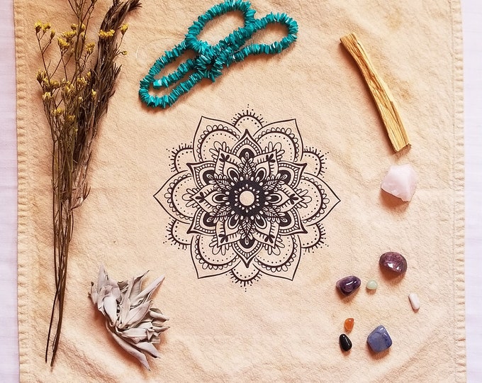 Mandala Meditation Cloth Altar Cloth Sacred Space Large 20 X 20 Altar ...