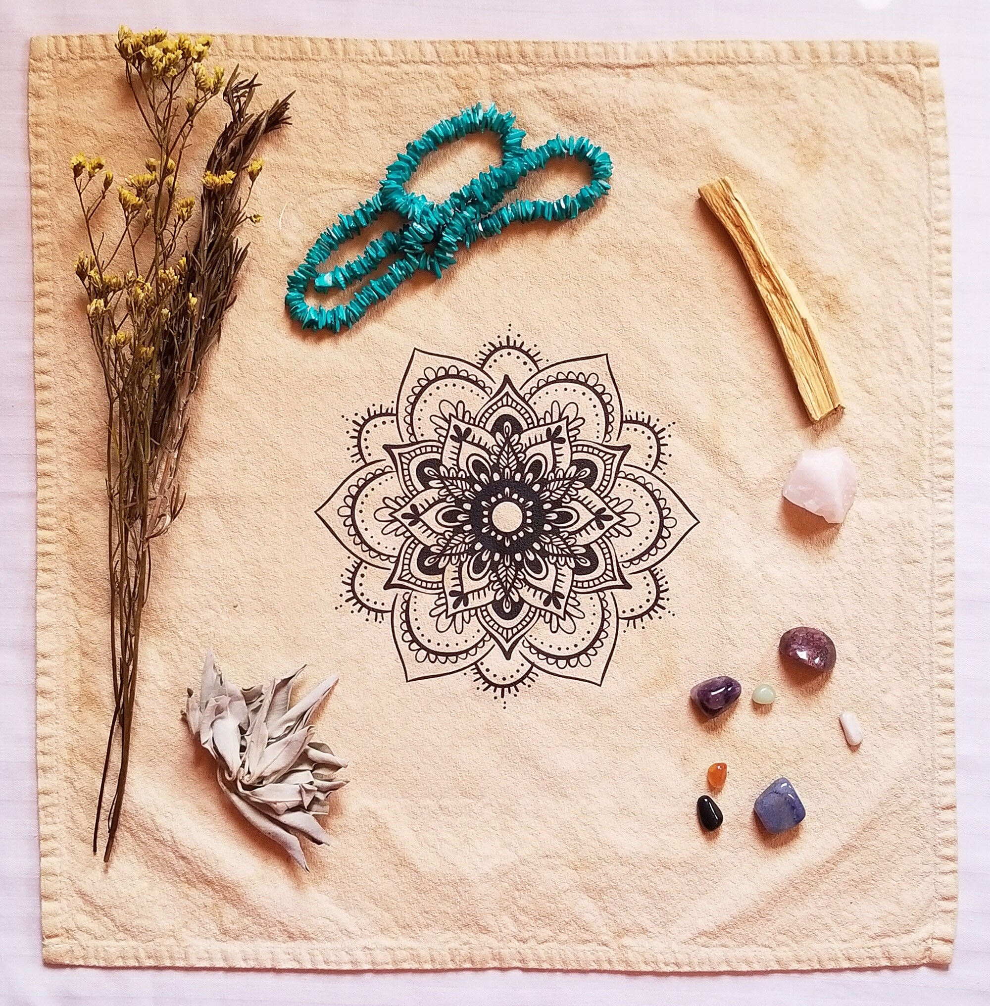 Mandala Meditation Cloth Altar Cloth Sacred Space Large 20 X - Etsy