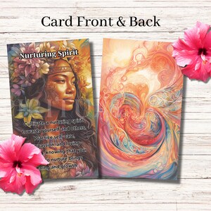 Mystic Divine Feminine Oracle Cards Deck Printable Messages ...