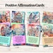Printable Positive Affirmations Card Deck 30 Instant Download Positive ...