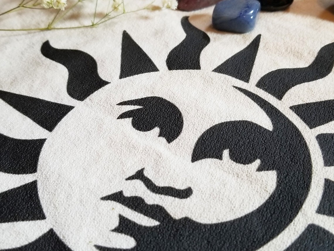 Sun Meditation Cloth Altar Cloth Sacred Space Celestial Cloth - Etsy