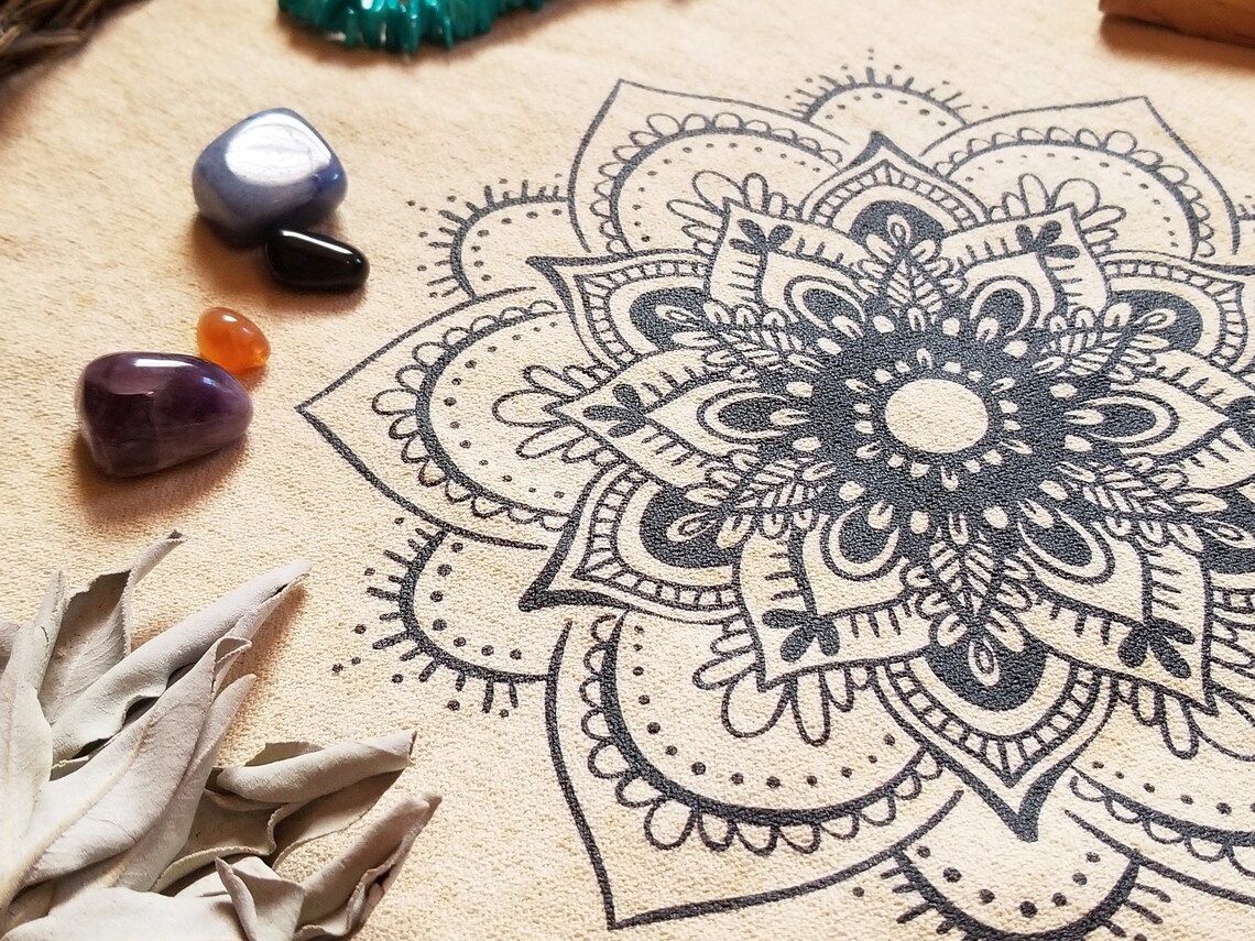 Mandala Meditation Cloth Altar Cloth Sacred Space Large 20 X - Etsy