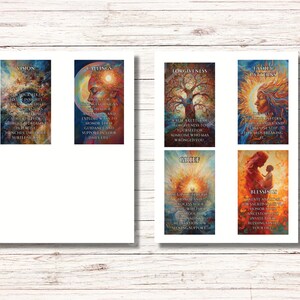 30 Ancestral Connections Oracle Cards Deck Printable Messages From ...