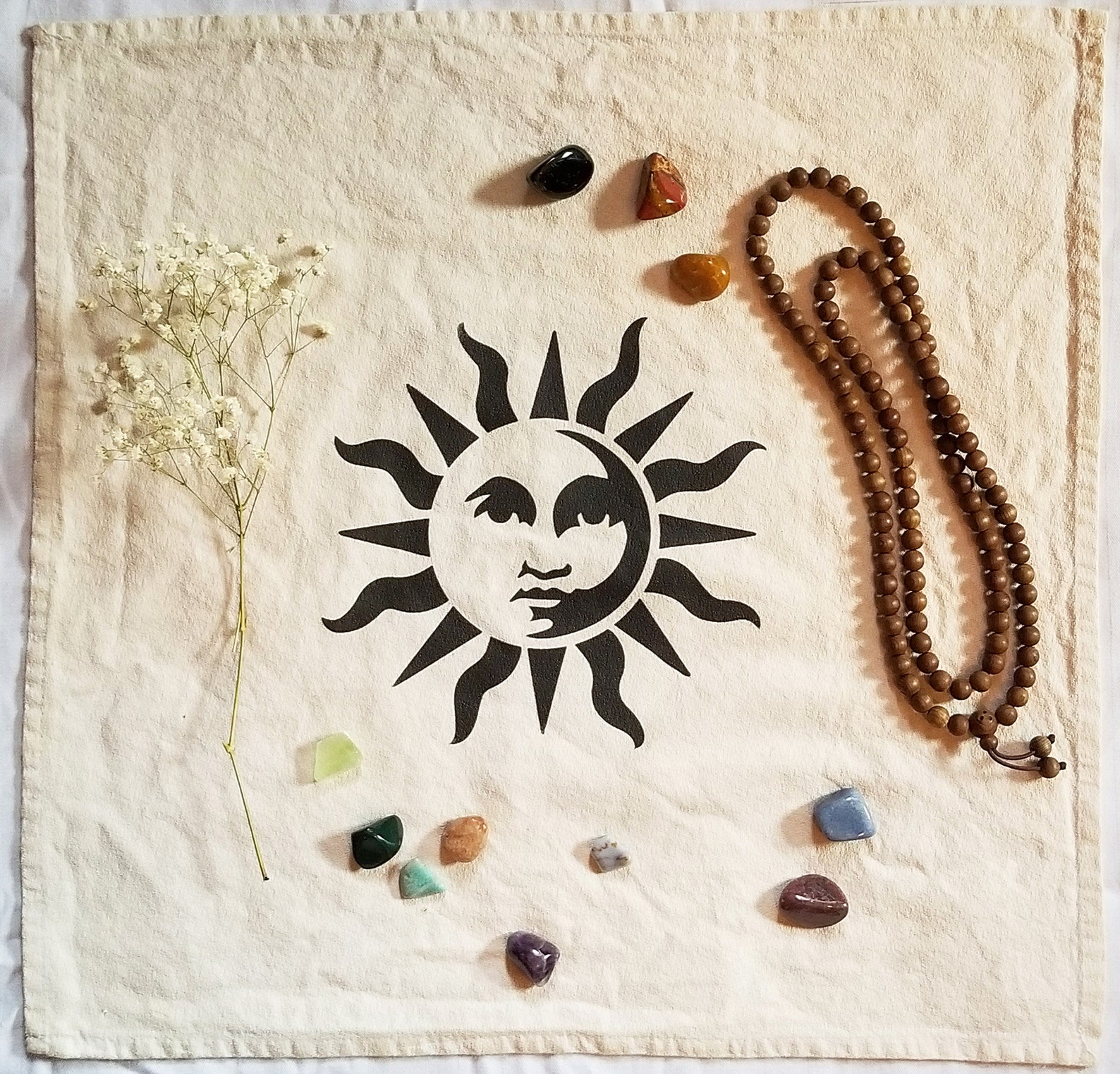 Sun Meditation Cloth Altar Cloth Sacred Space Celestial Cloth - Etsy