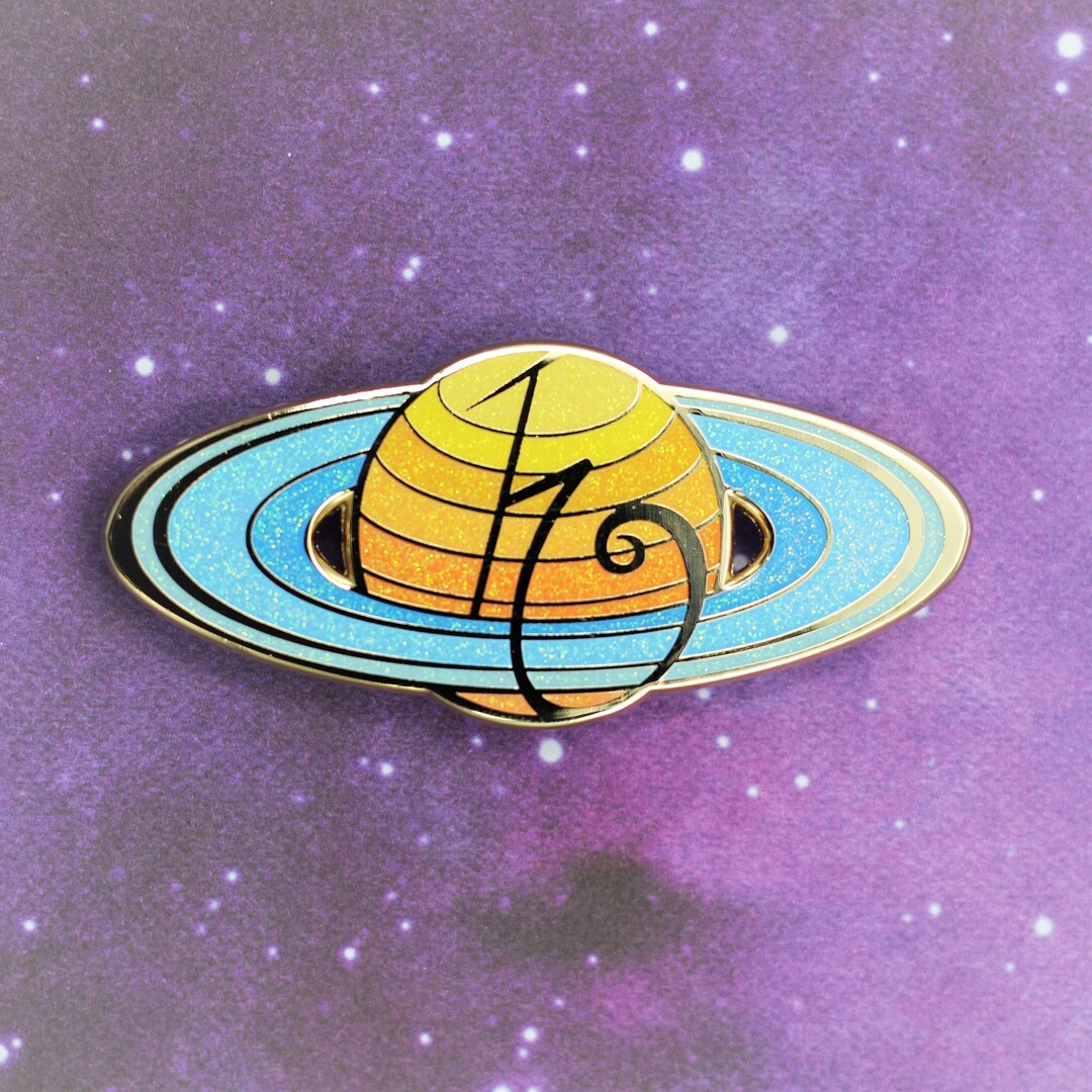 Saturn Pin (alchemy Apothecary Chemistry Element Symbol History Science ...