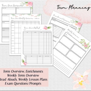 Homeschool Planner - July 2022-june 2021 - Charlotte Mason Inspired ...