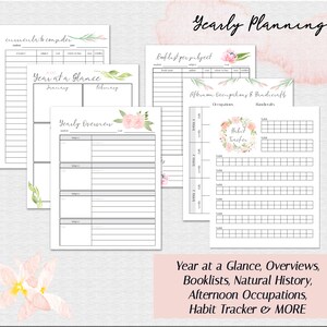 Homeschool Planner - July 2022-june 2021 - Charlotte Mason Inspired ...