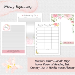Homeschool Planner - July 2022-june 2021 - Charlotte Mason Inspired ...