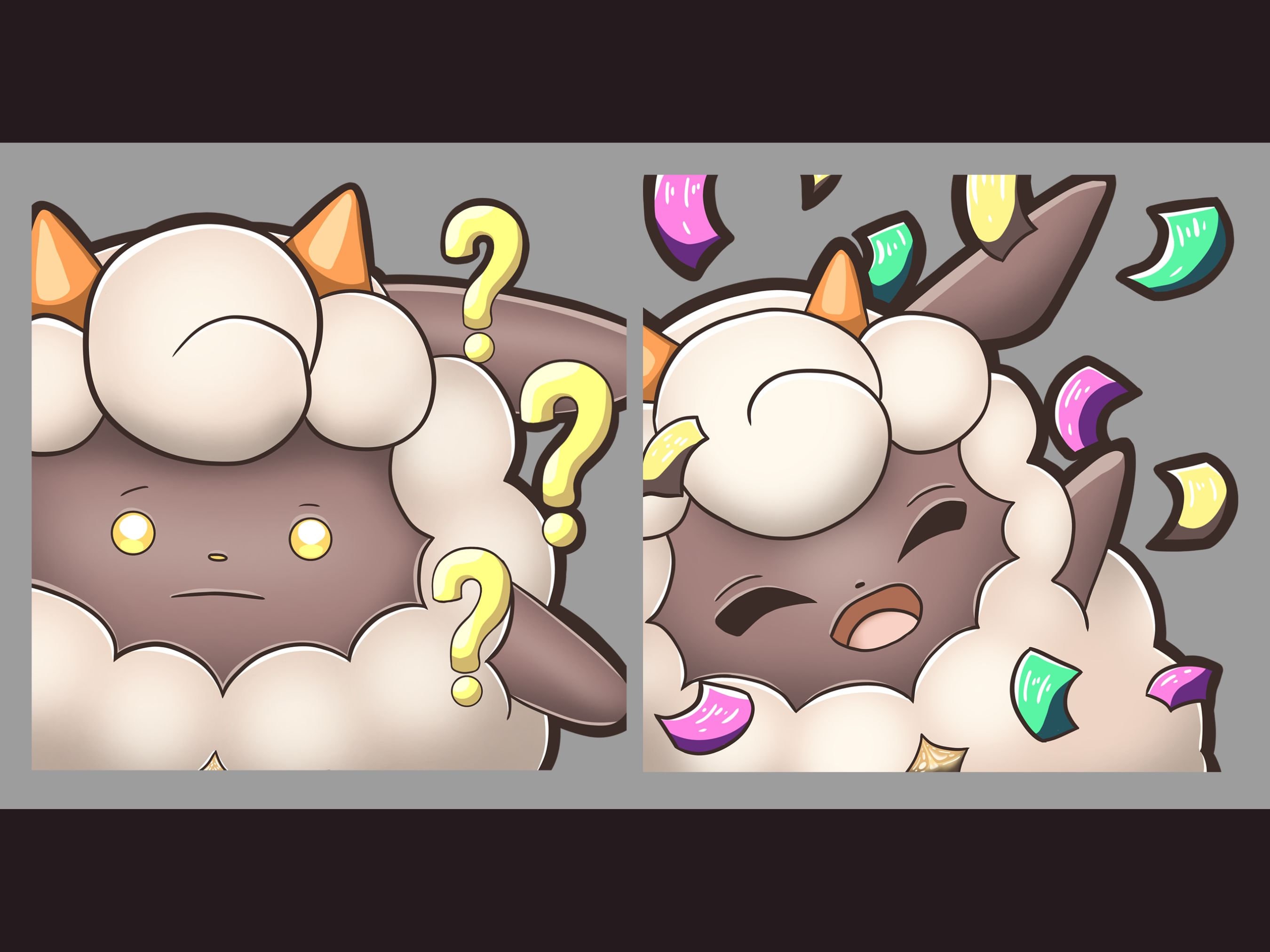Lamball Palworld Emote Pack, Subscriber, Twitch, Discord, Youtube - Etsy