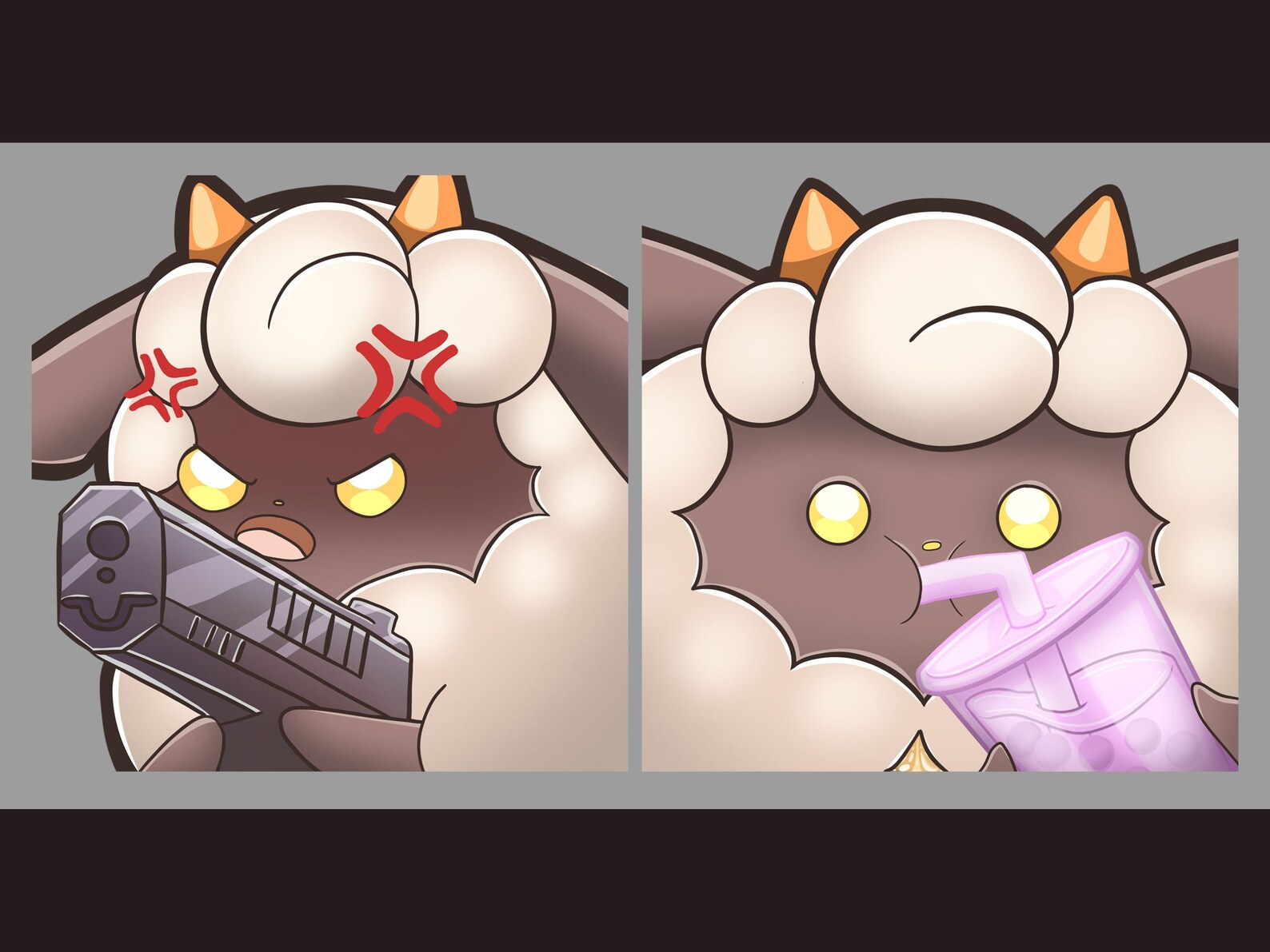 Lamball Palworld Emote Pack, Subscriber, Twitch, Discord, Youtube - Etsy