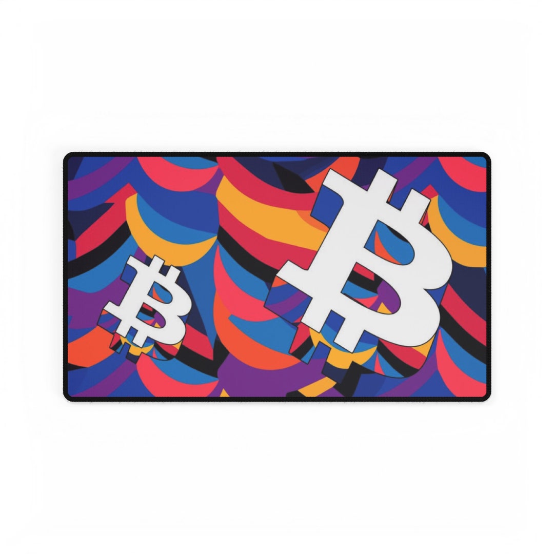 Bitcoin Abstrak Desk Mats - Etsy