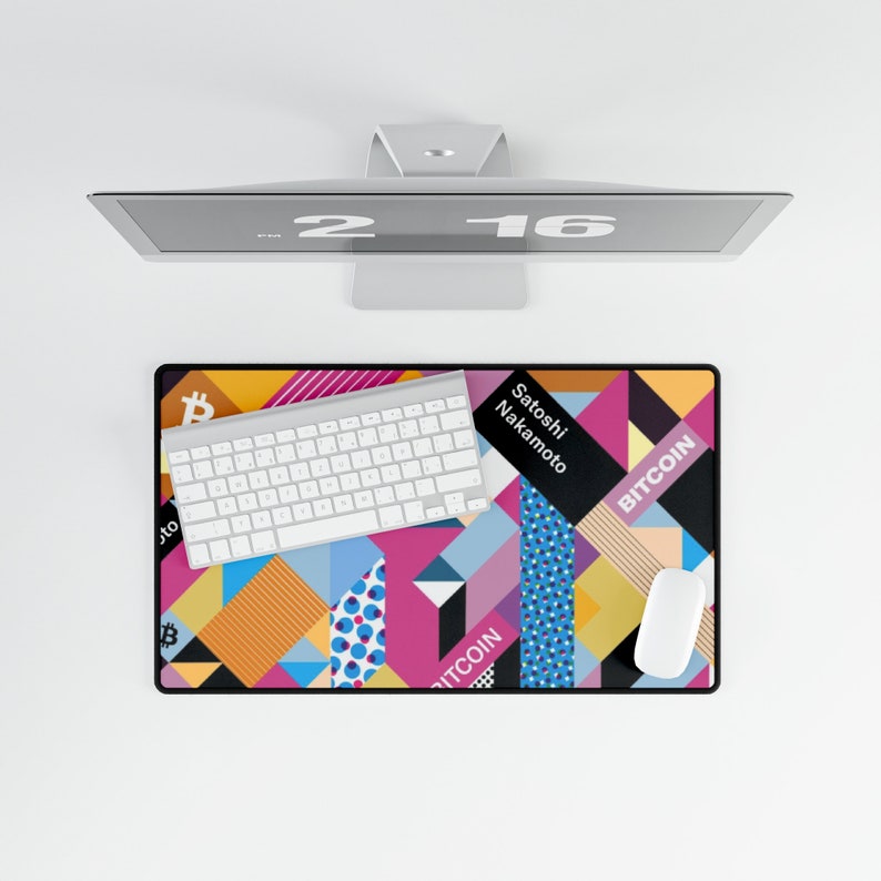 Bitcoin Isometrik Desk Mats - Etsy