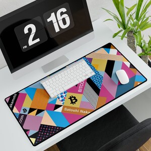 Bitcoin Isometrik Desk Mats - Etsy
