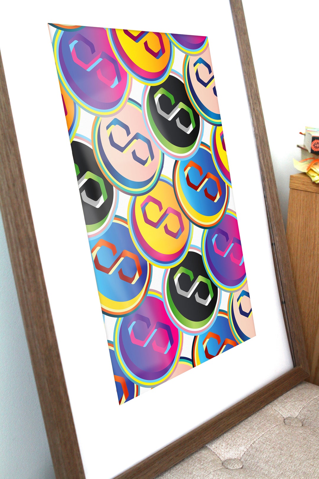 Polygon Pop Art Print - Etsy