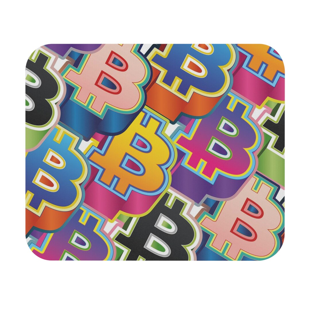 Bitcoin Pop Art Mouse Pad - Etsy