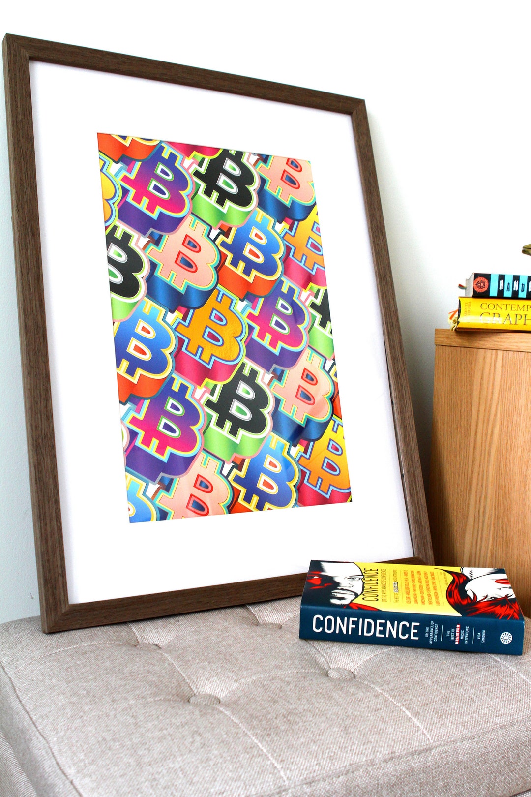 Bitcoin Pop Art Print - Etsy