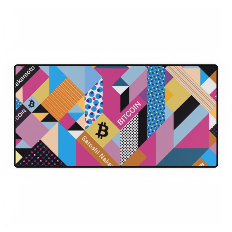 Bitcoin Isometrik Desk Mats - Etsy