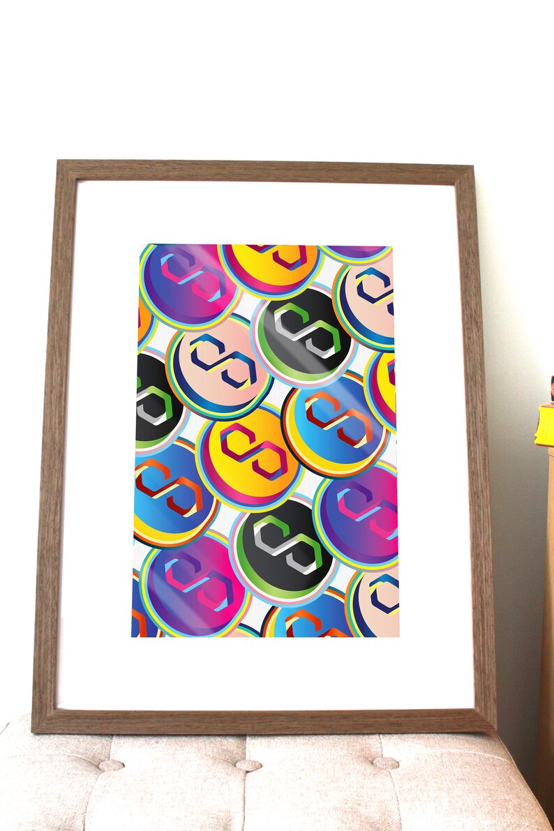 Polygon Pop Art Print - Etsy