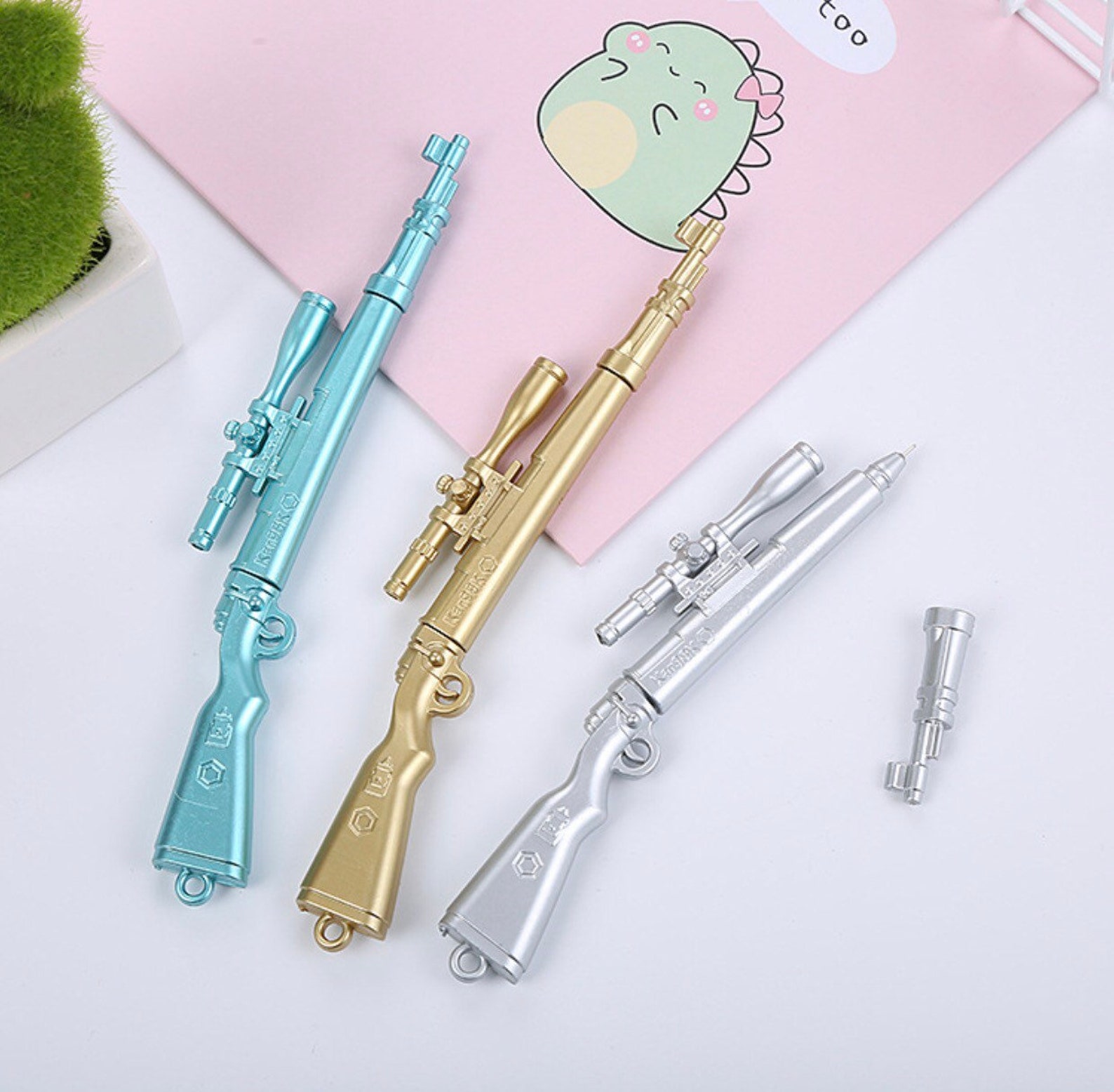 Novelty Sniper rifle Gun Shaped Pen Bendable Stationery Gift | Etsy