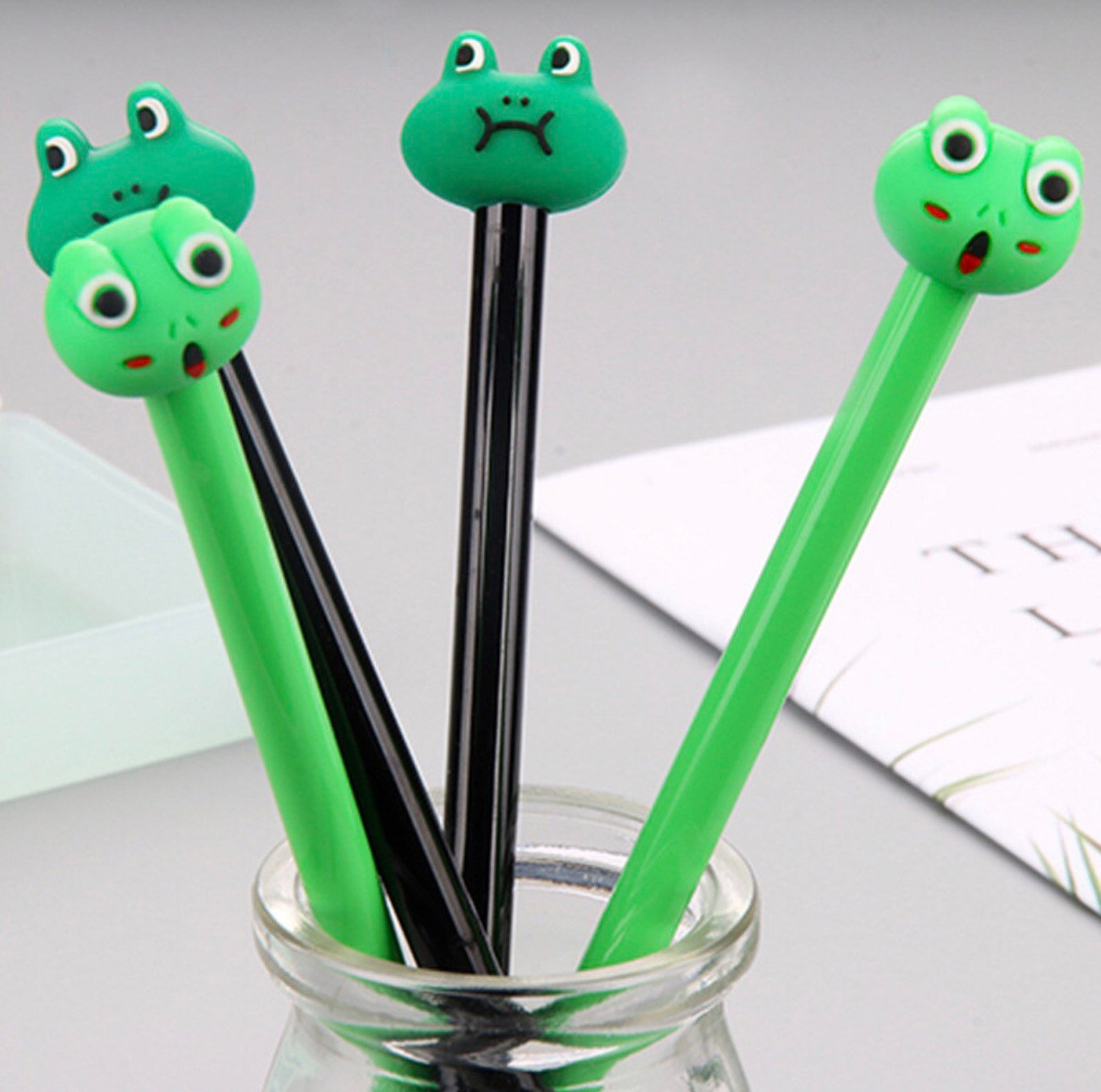 Frog Kids Fun Pen Stationery Black Party Loot Bag Supplier | Etsy