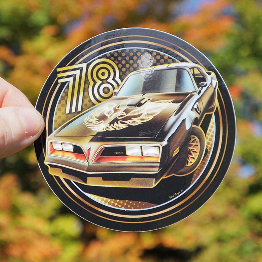 Art Sticker. Vinyl Sticker. Trans-am. Vintage Car Sticker. Automotive ...