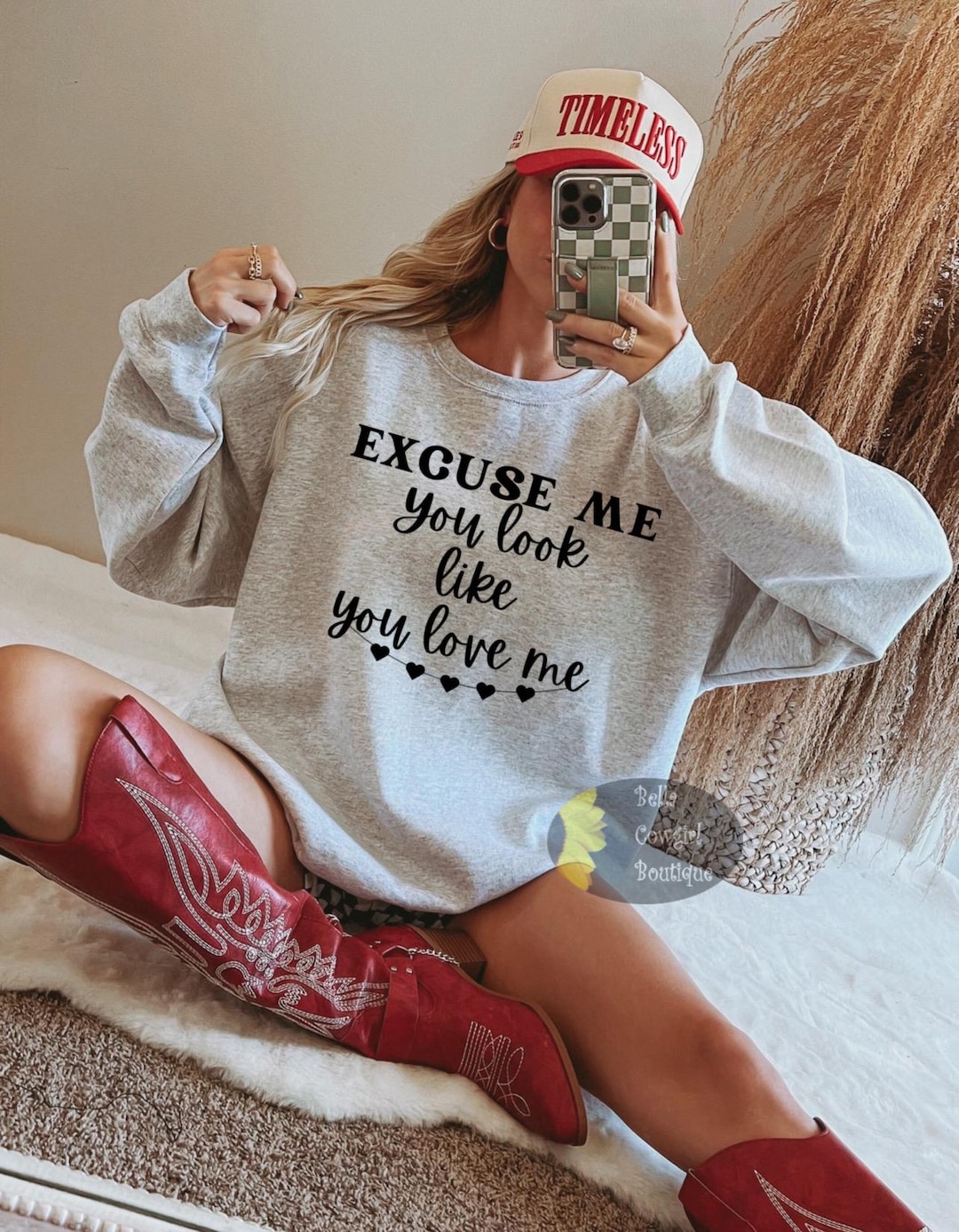 Excuse Me You Look Like You Love Me Country Music Sweatshirt - Etsy