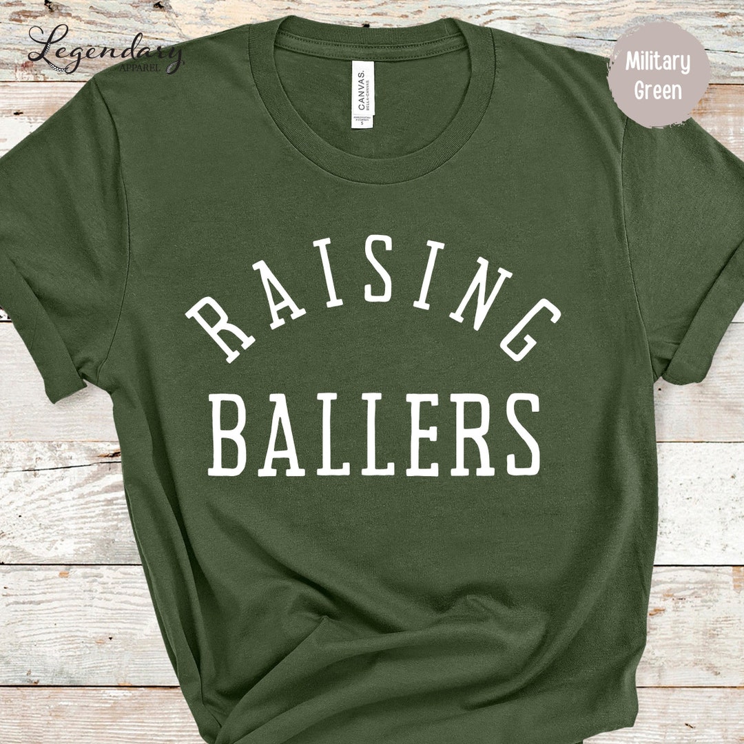 Baseball Shirt Raising Ballers T Ball Tee Shirt Game Day Shirt Softball ...