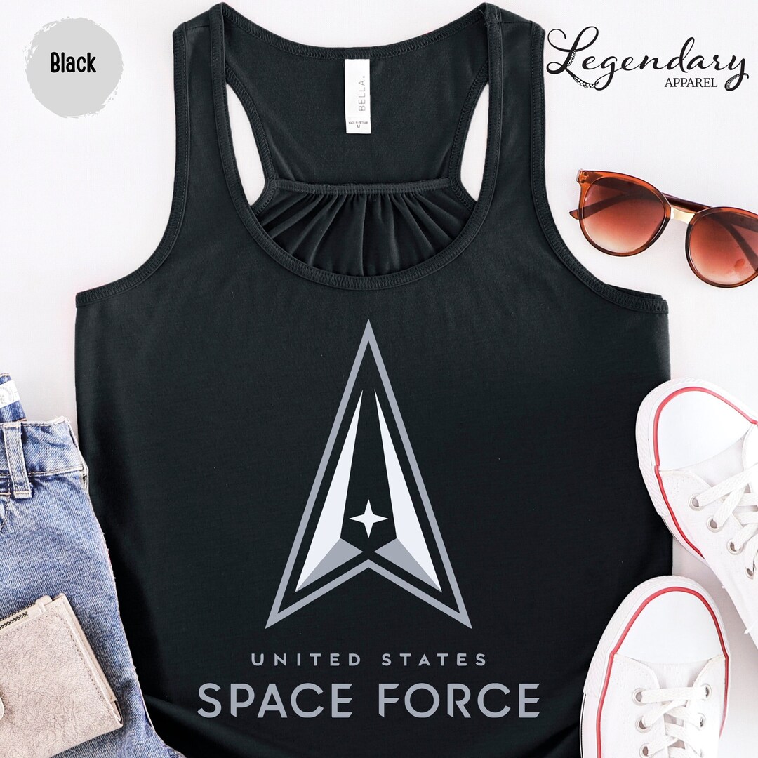 Space Force Racerback Tank Top USSF Symbol Tank Top Womens Lightweight ...