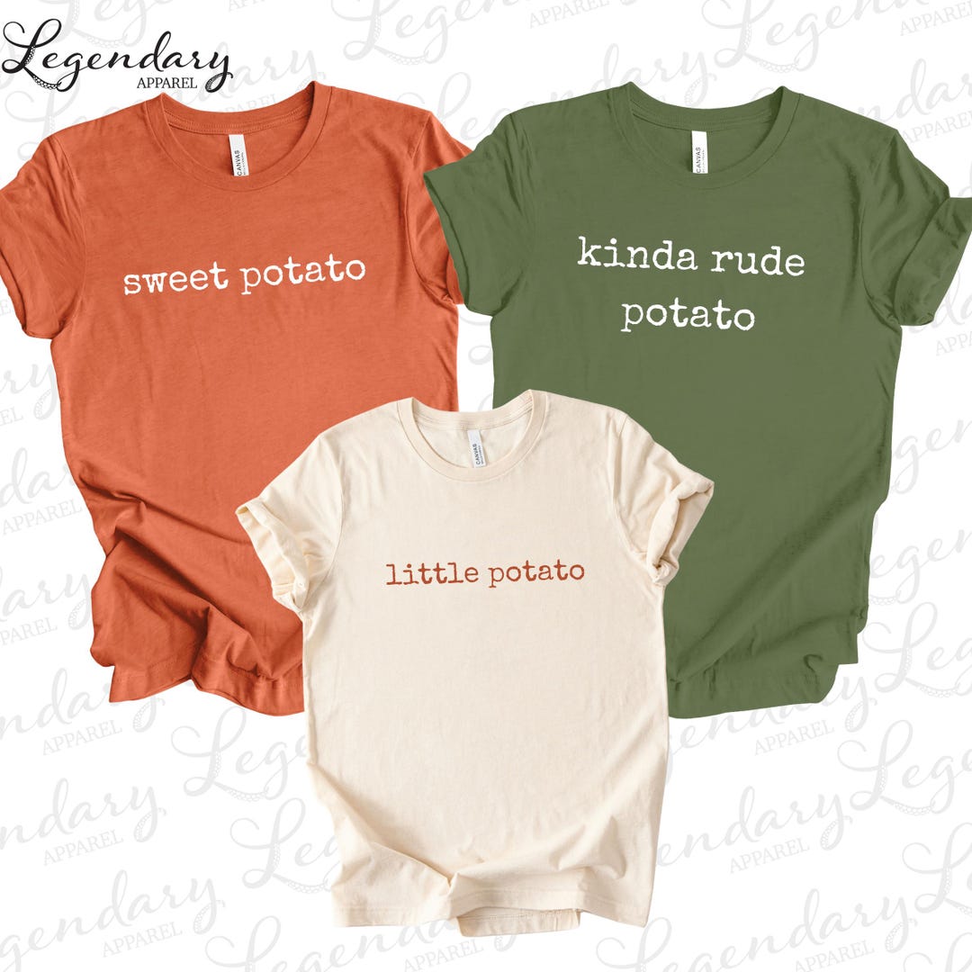 Sweet Potato Rude Potato Thanksgiving Tees - Etsy
