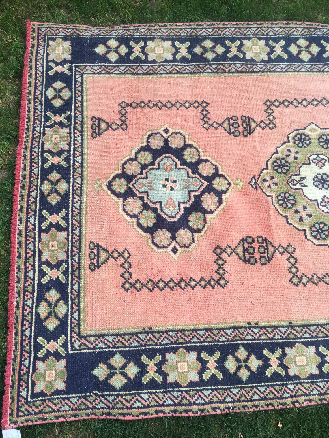 Farmhouse Vintage Runner RugRunner RugFREE SHIPPINGTurkish | Etsy