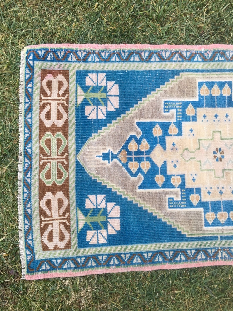 Small Turkish RunnerVintage Small Runner Small Oushak | Etsy