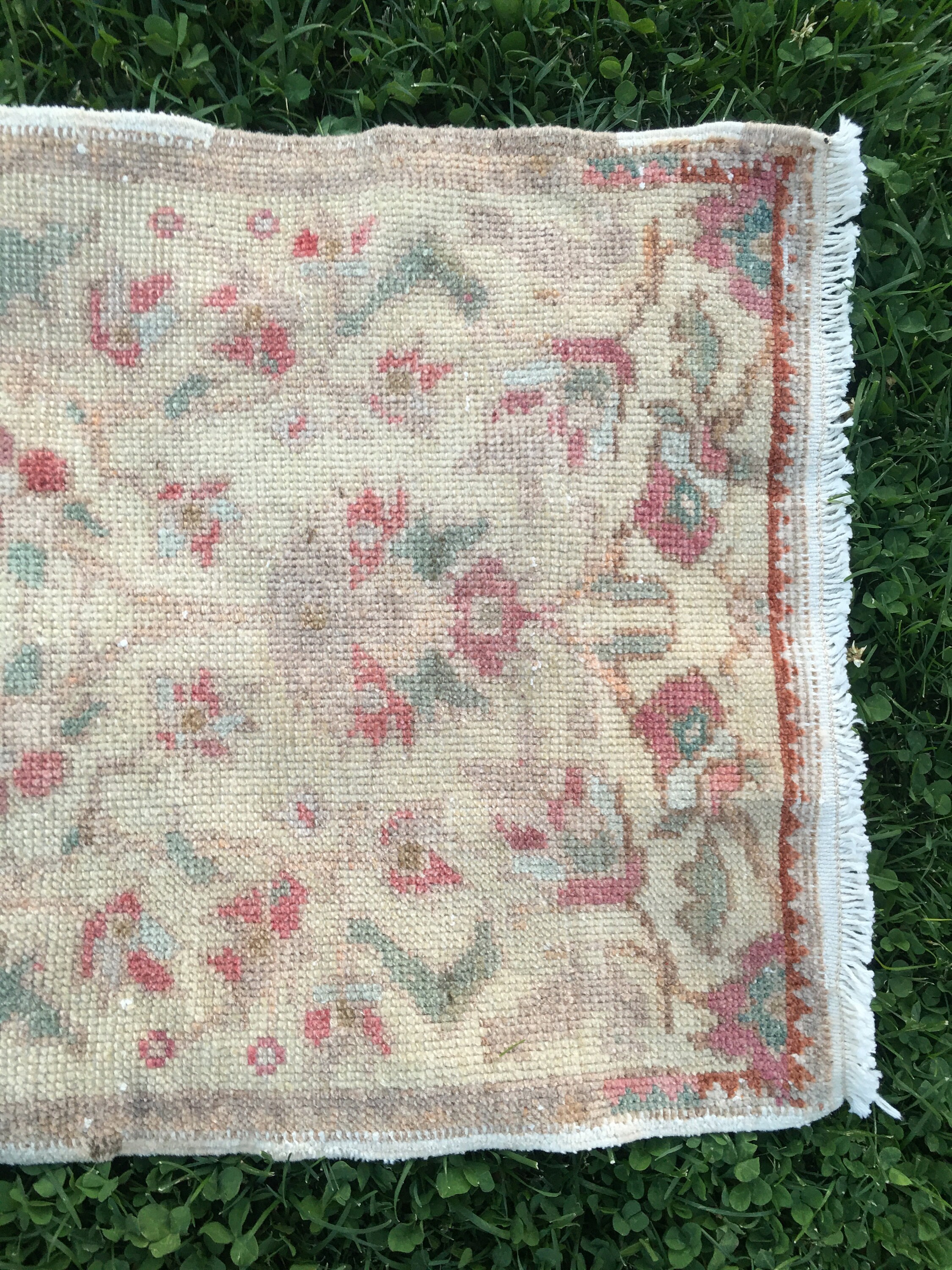 Small Vintage RugSmall Turkish RugSmall Oushak RugSmall | Etsy