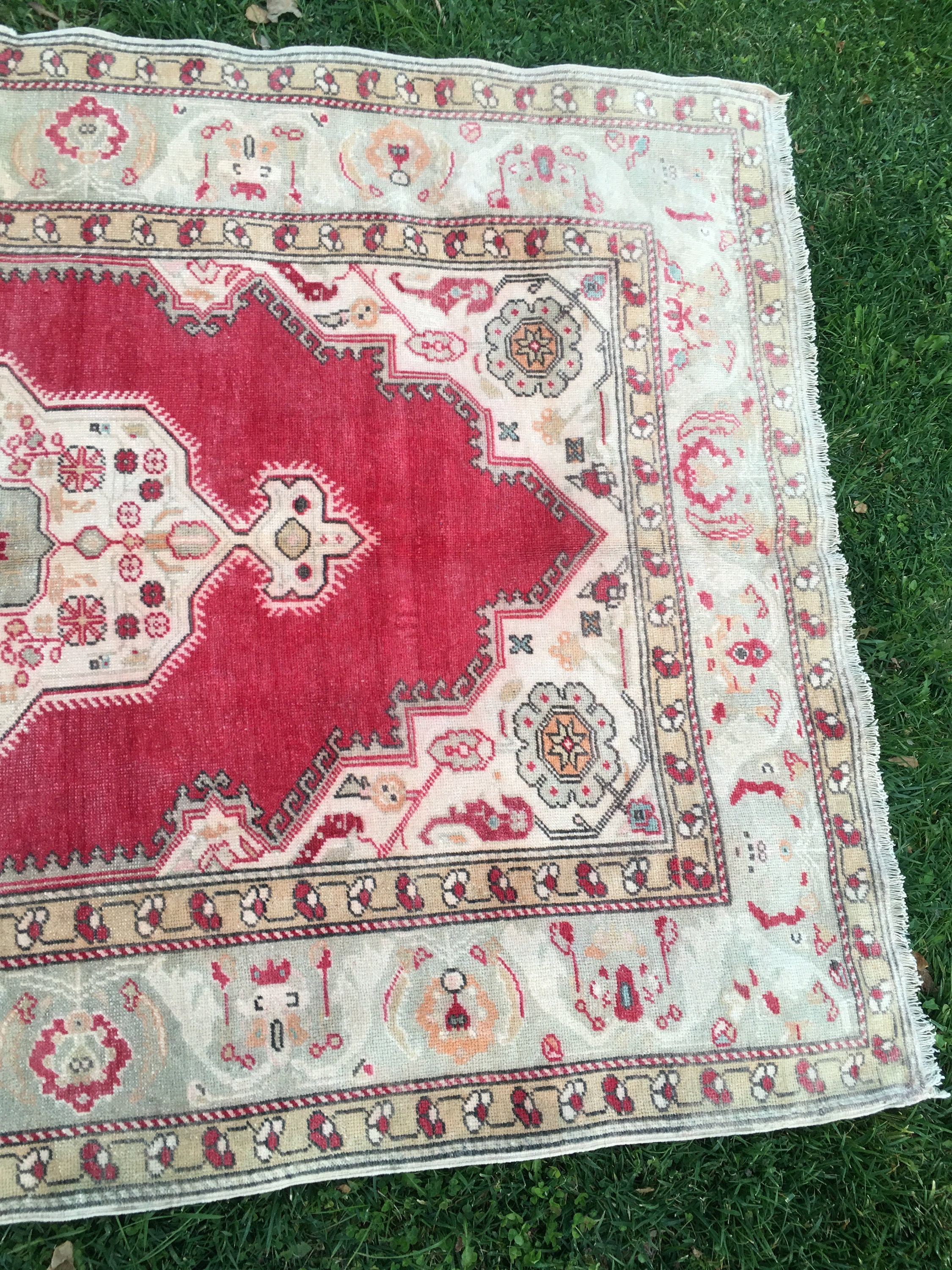 Oushak RugVintage Turkish RugHandmade Turkish RugMuted | Etsy