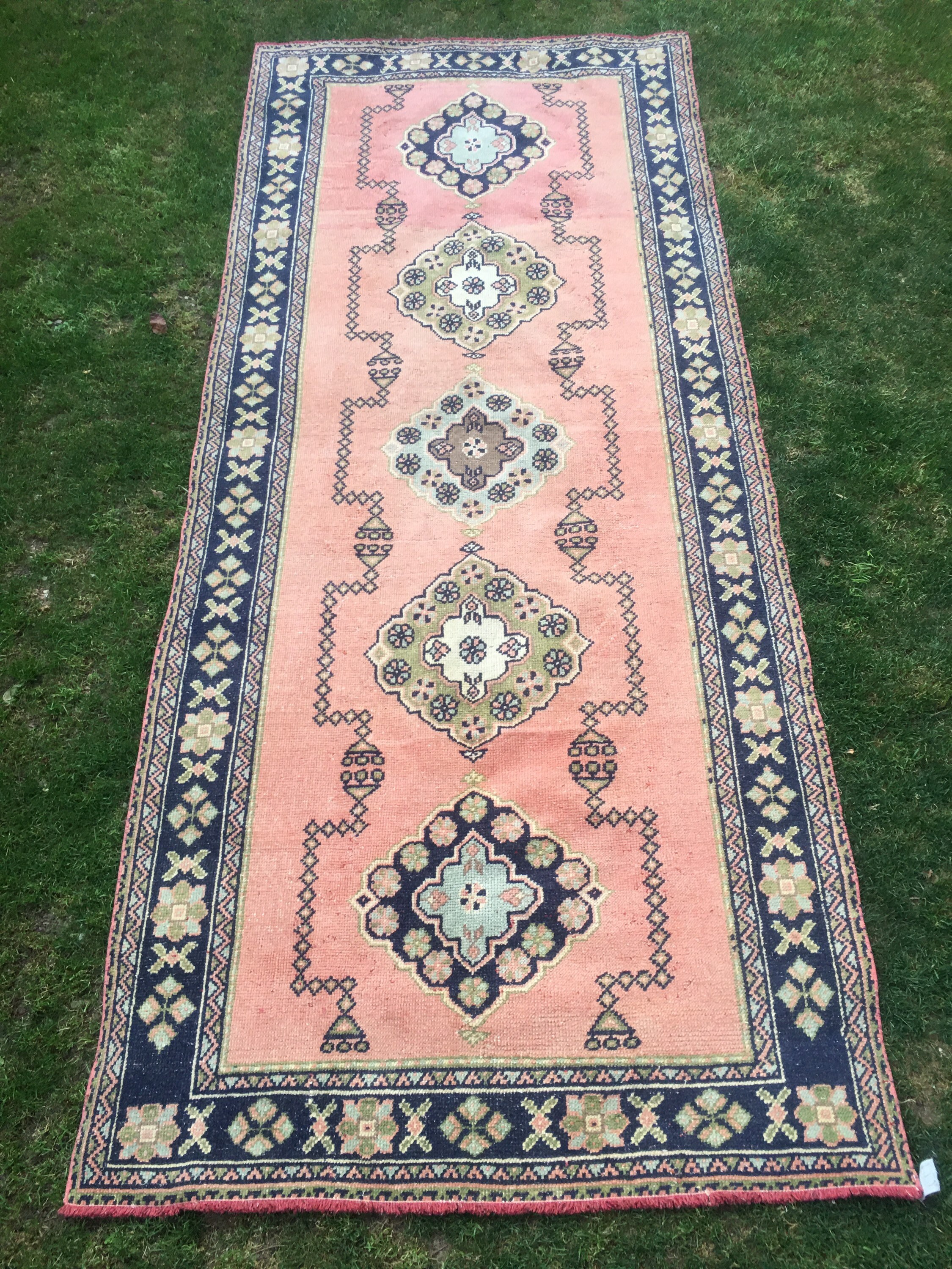 Farmhouse Vintage Runner RugRunner RugFREE SHIPPINGTurkish | Etsy