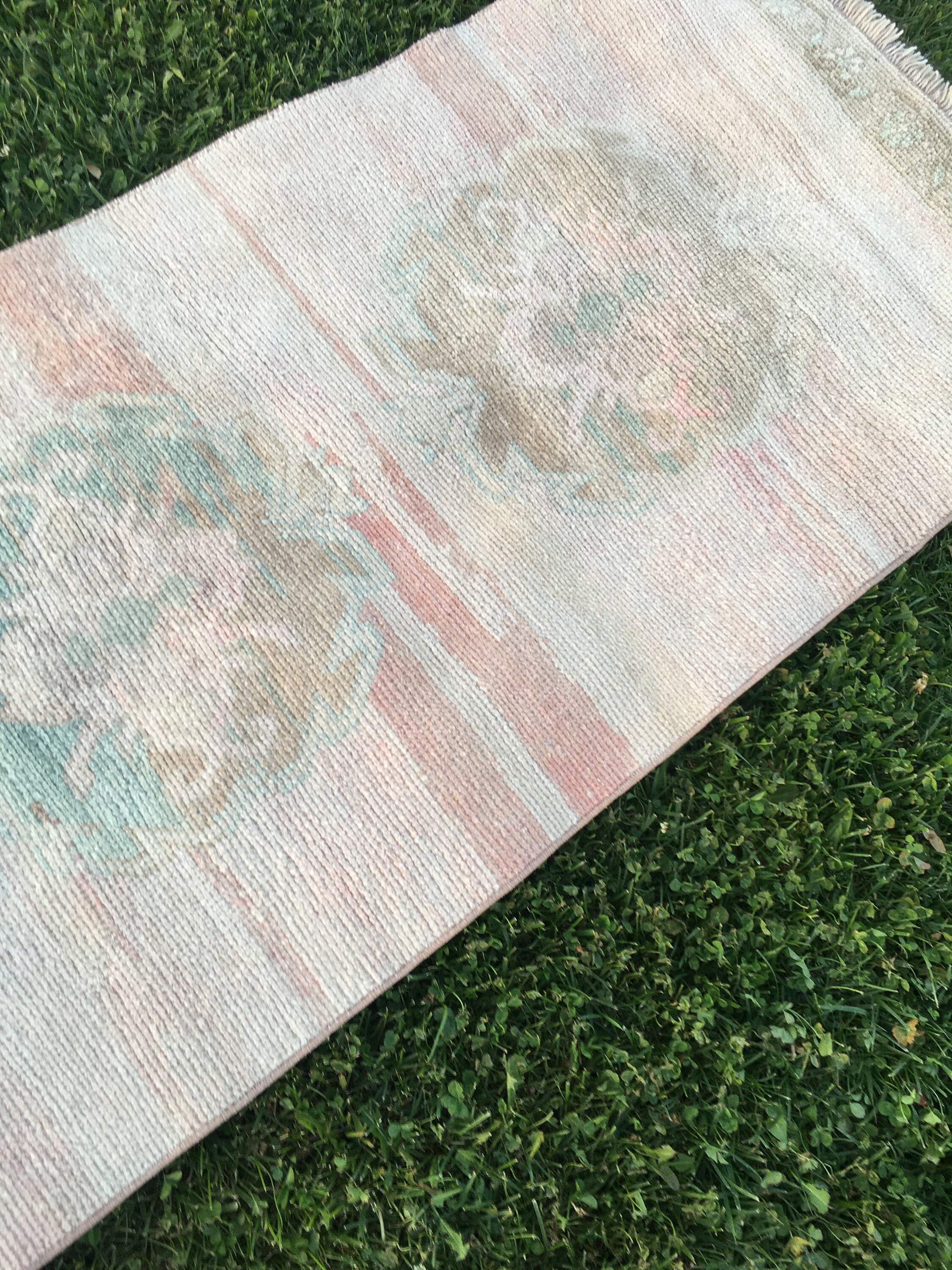 Handmade Vintage Runner RugWool Runner Rug Turkish Vintage | Etsy