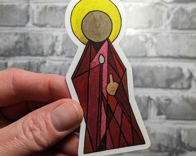 Saint Mary Magdalene Sticker Decal: Waterproof Catholic Gift (2pcs ...