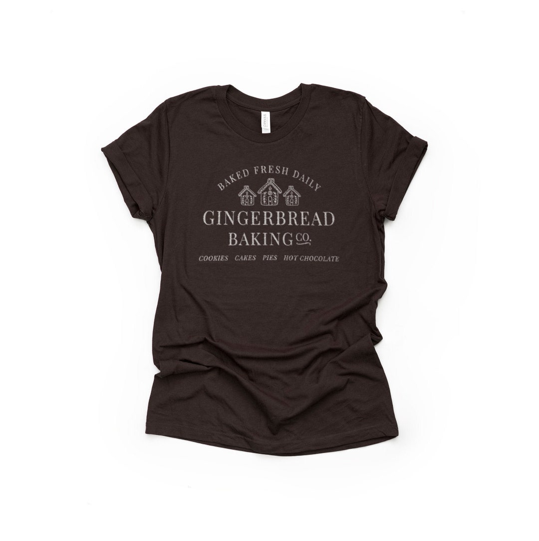 Gingerbread Backing Co Christmas Shirt House, Cookies, Decorating ...