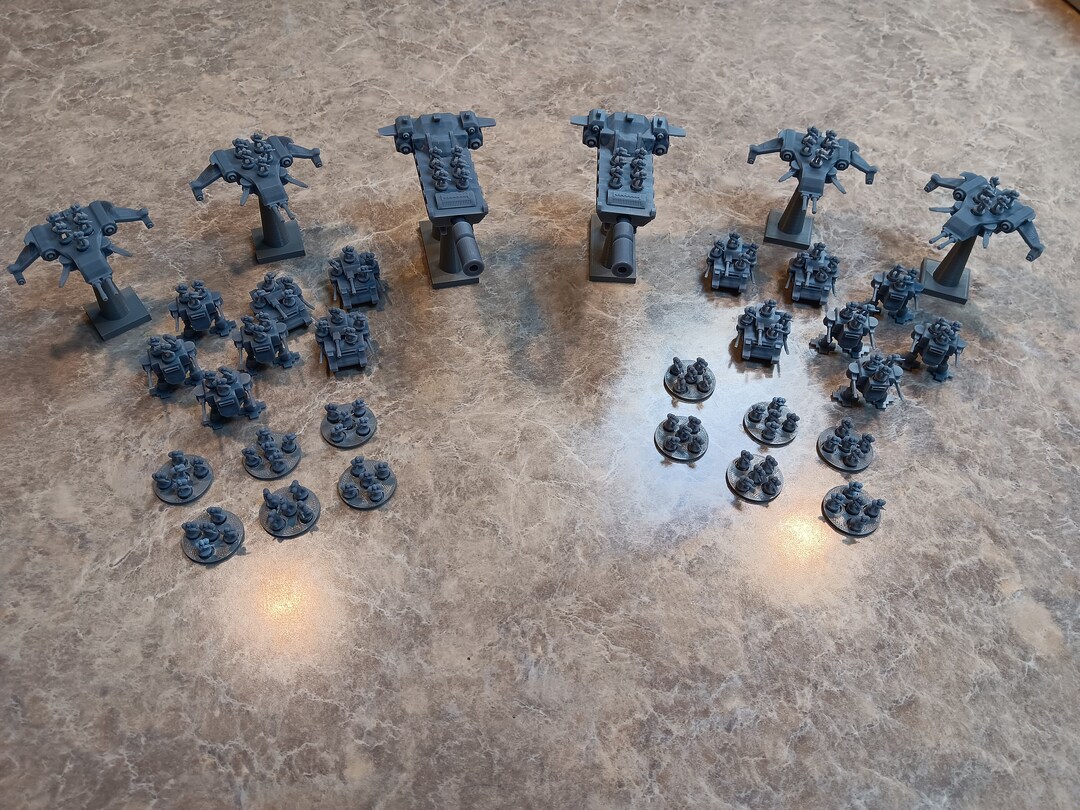Epic Scale 8 Mm War Game Magnetized Cosmic Soldier Army for "dominion ...