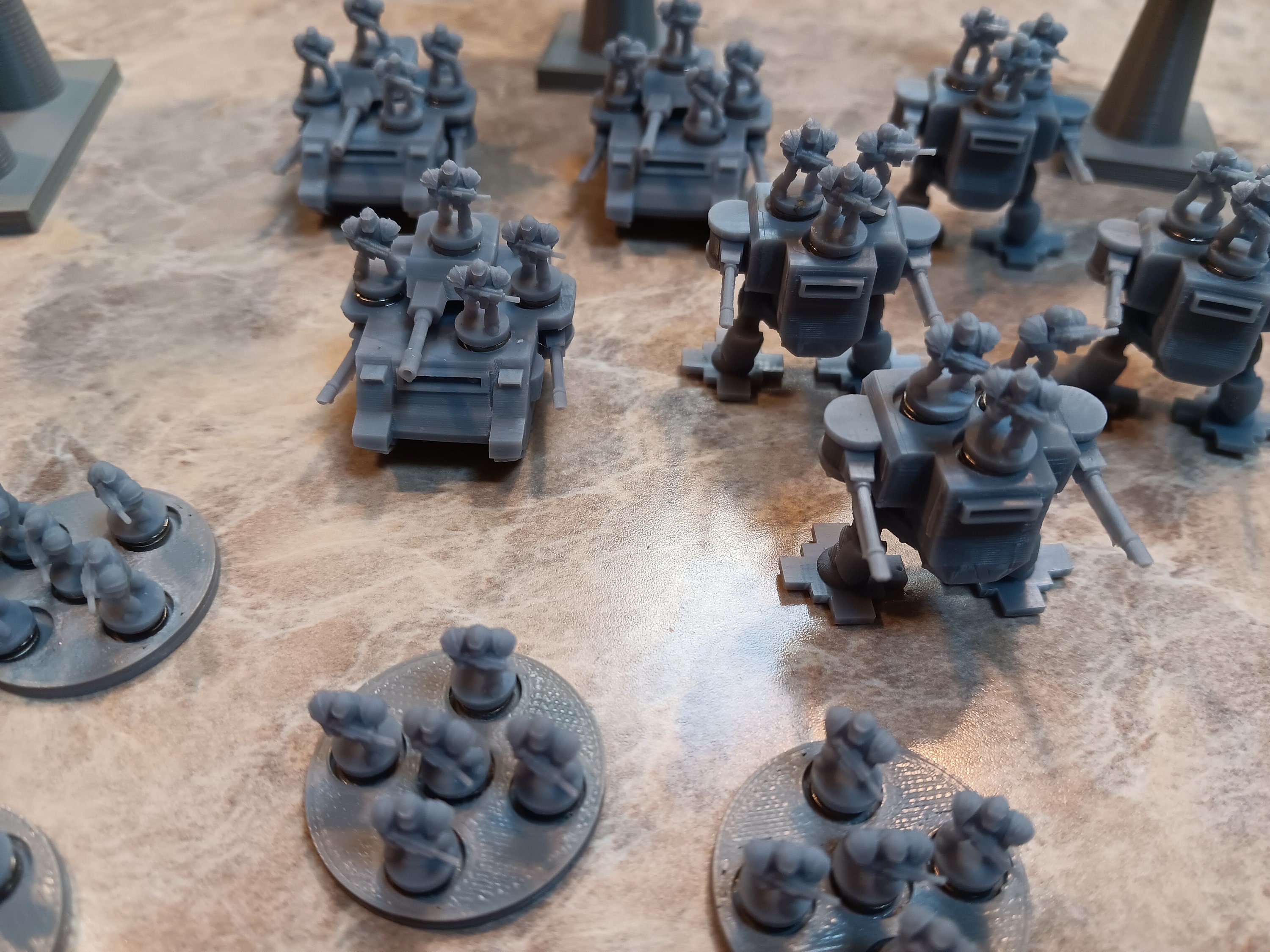 Epic Scale 8 Mm War Game Magnetized Cosmic Soldier Army for dominion of ...