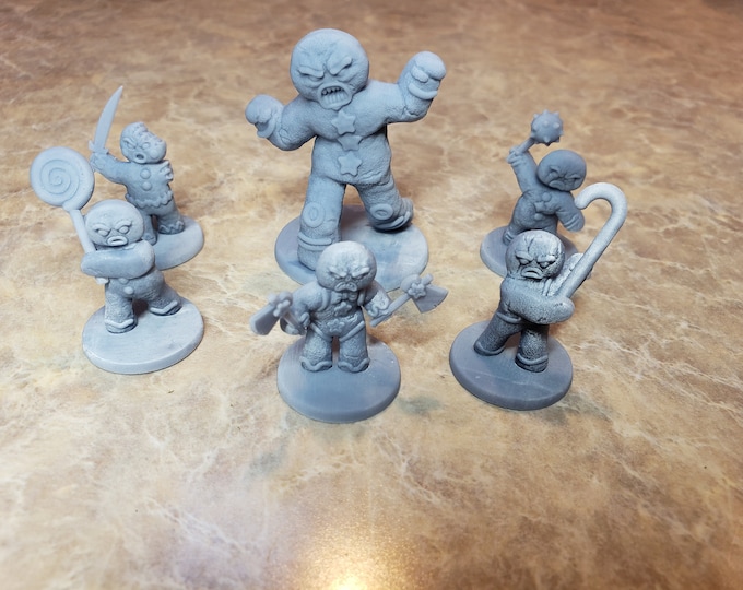 Evil Gingerbread Monsters 28mm Miniatures - Etsy