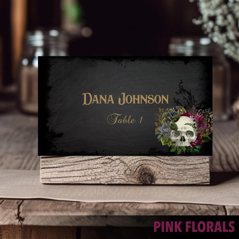 Halloween Place Card - Etsy