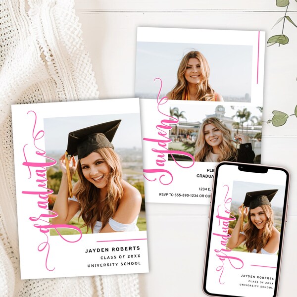 Pink Graduation - Etsy