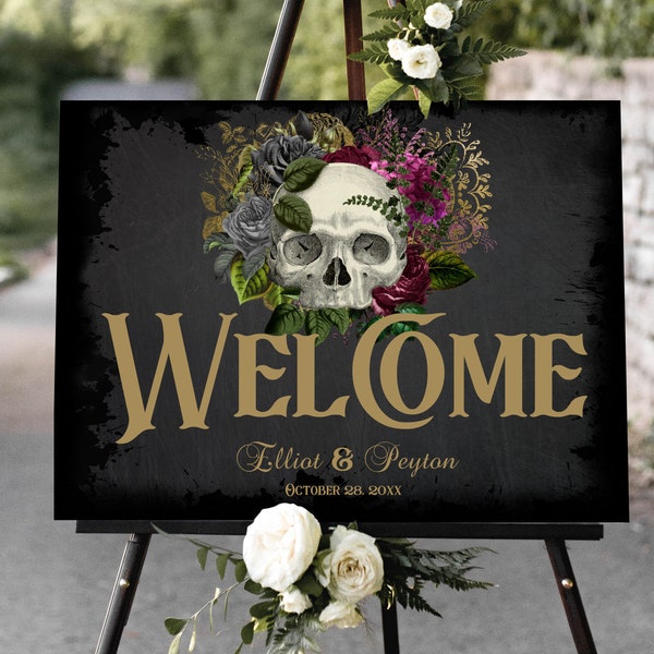 Gothic Wedding Signs - Etsy