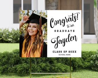 Graduation Welcome Sign Poster Class of Welcome Sign - Etsy