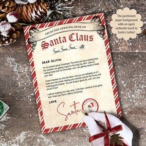 Letter From Santa Claus Bundle With Nice List Certificate, North Pole ...