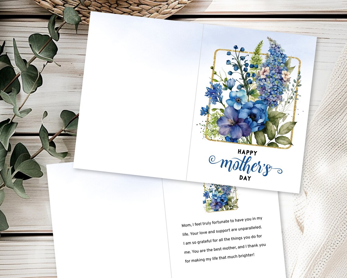 MOTHERS DAY CARD, Electronic Ecard for Mom, Printable Mother's Day Card ...