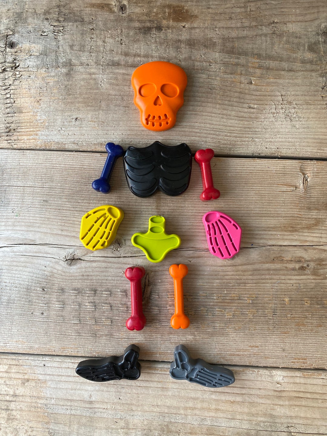 Skeleton Crayons - Etsy