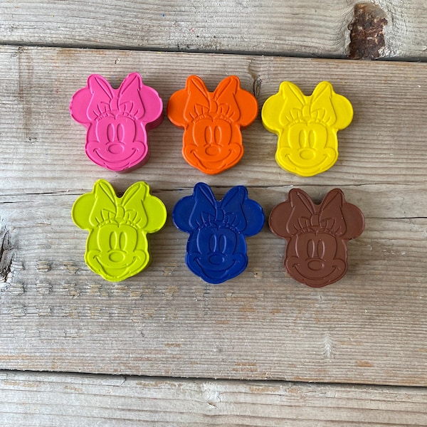 Minnie Mouse Crayons - Etsy