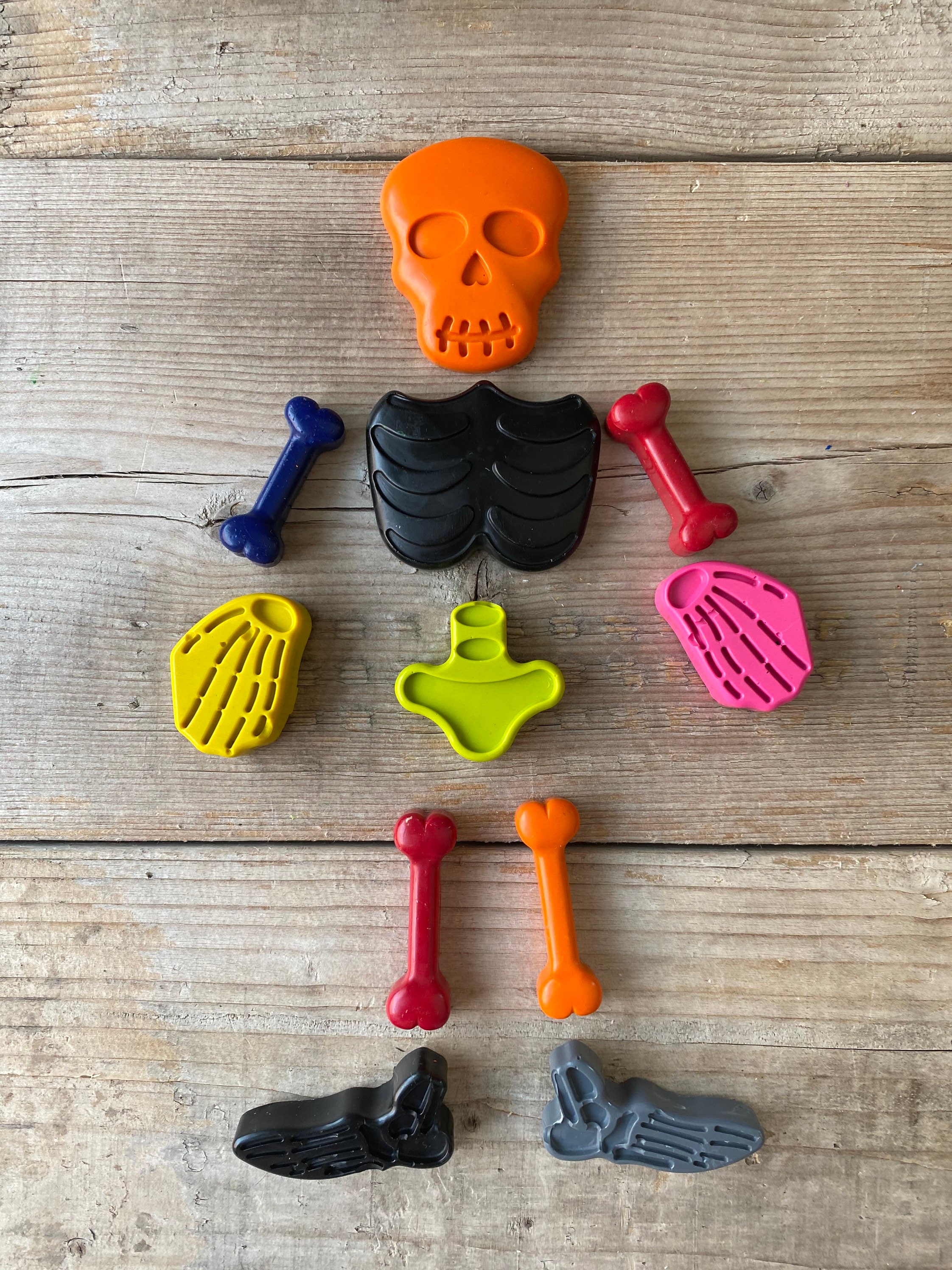 Skeleton Crayons - Etsy