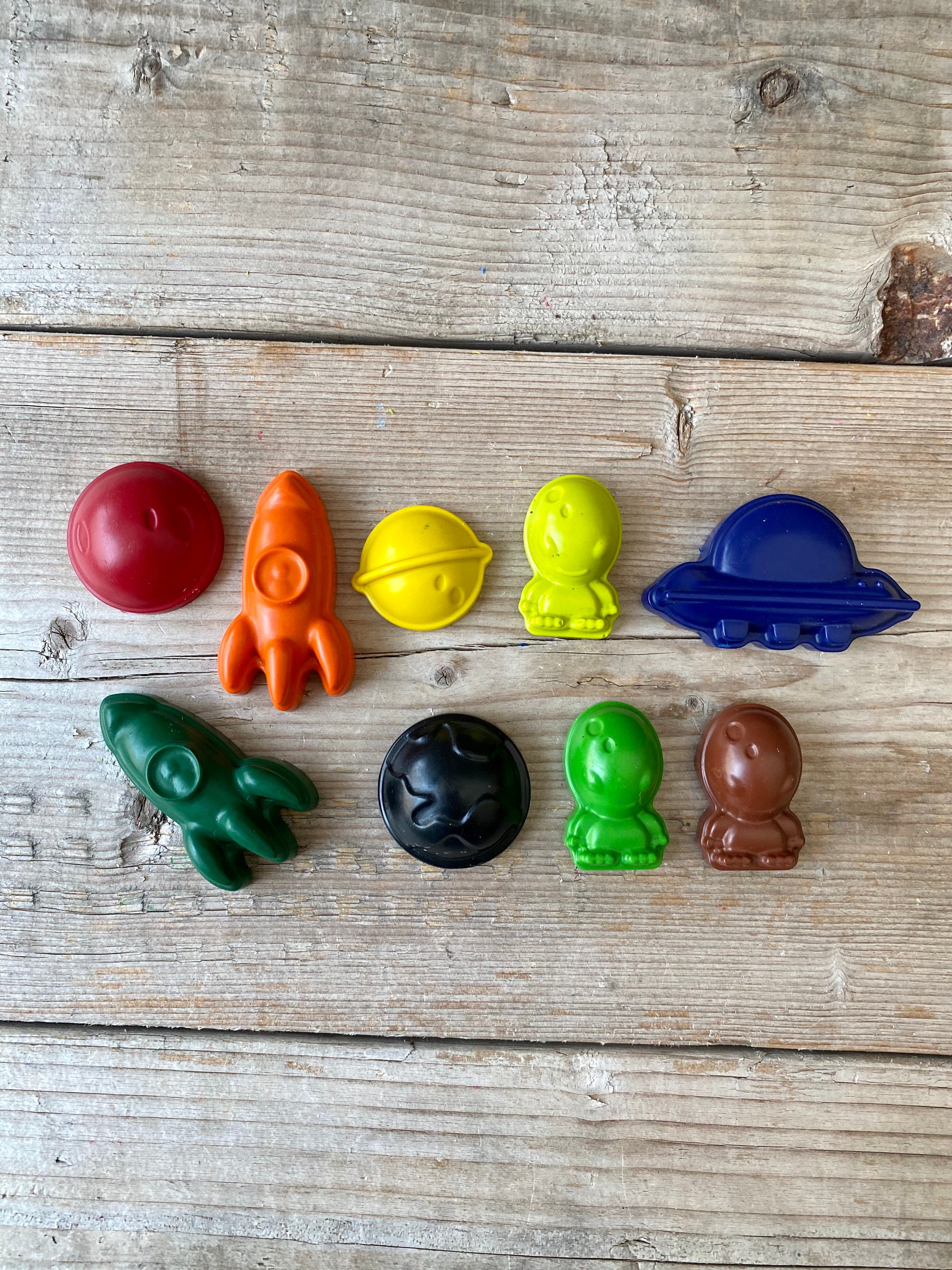 Set of 9 Outer Space Crayons | Etsy